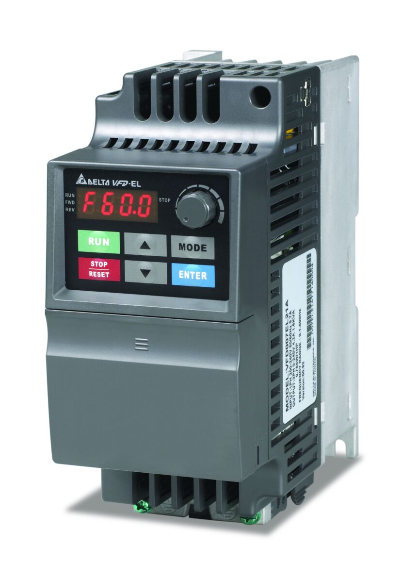 Delta EL Series VFD 3-Phase | 0.5–5 HP Drives
